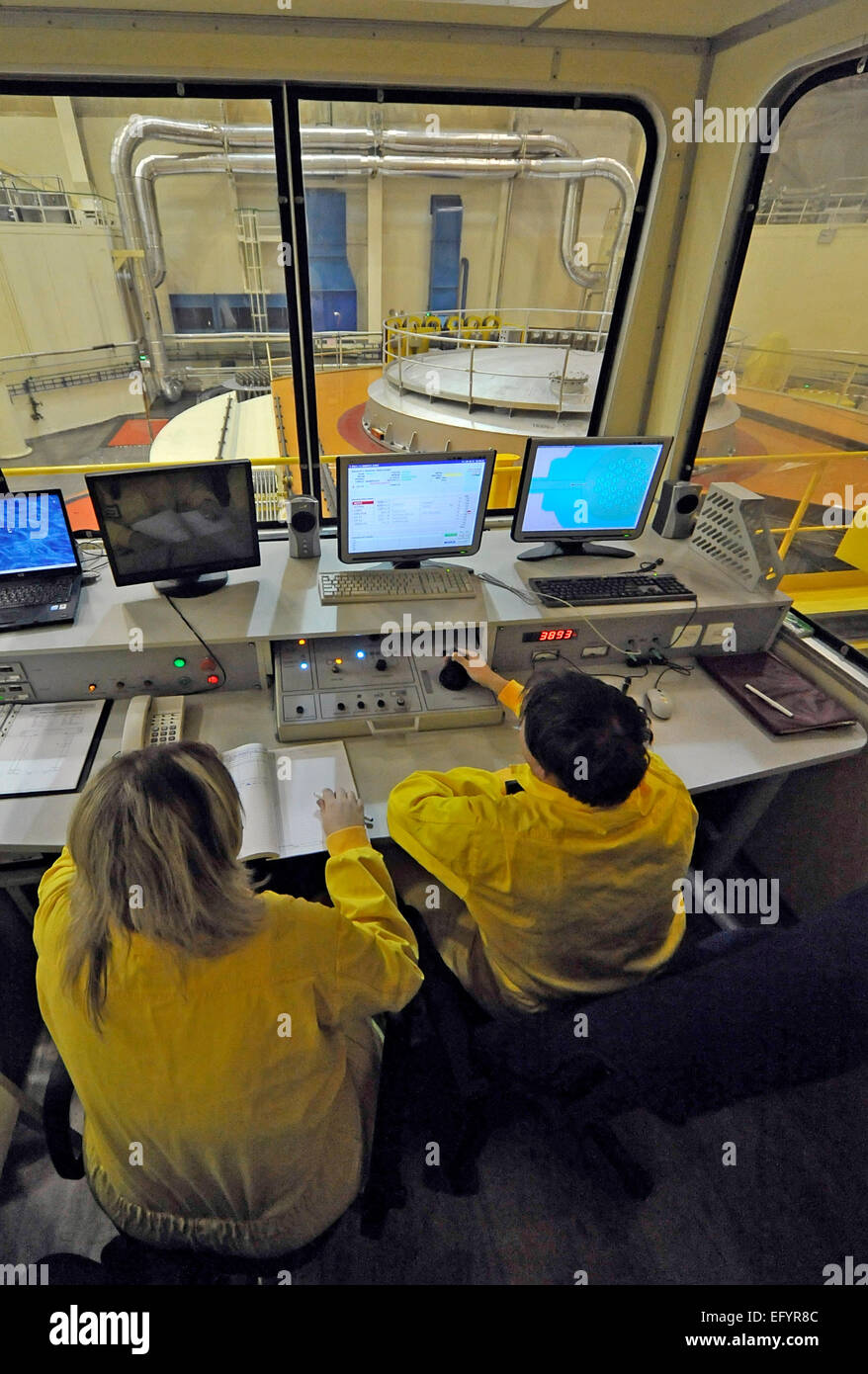 Nuclear power plant engineer hi-res stock photography and images - Alamy