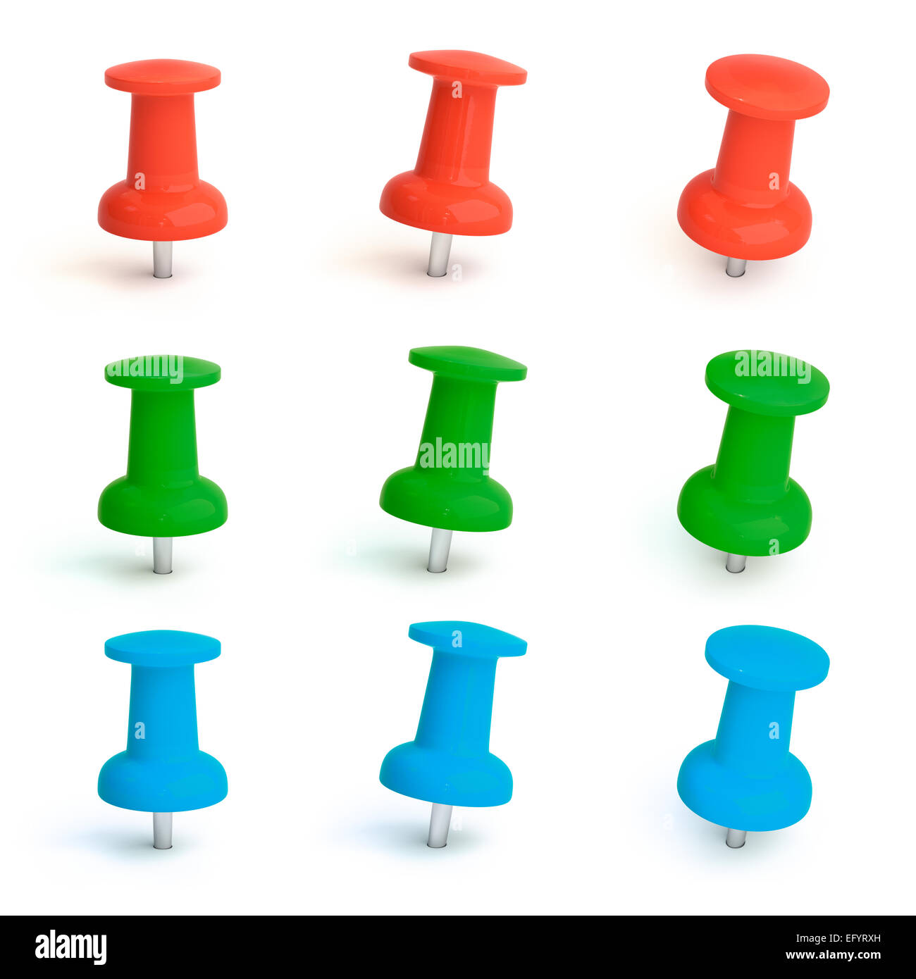 Red pins map hi-res stock photography and images - Alamy