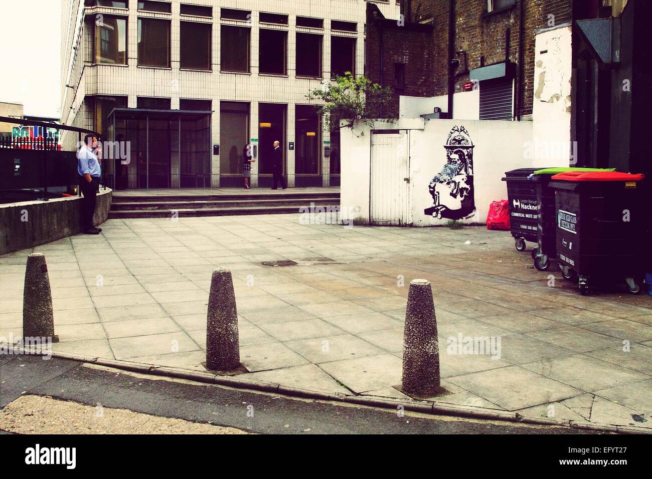 Graffiti arts painted by unknown street artist on the walls examples in ...