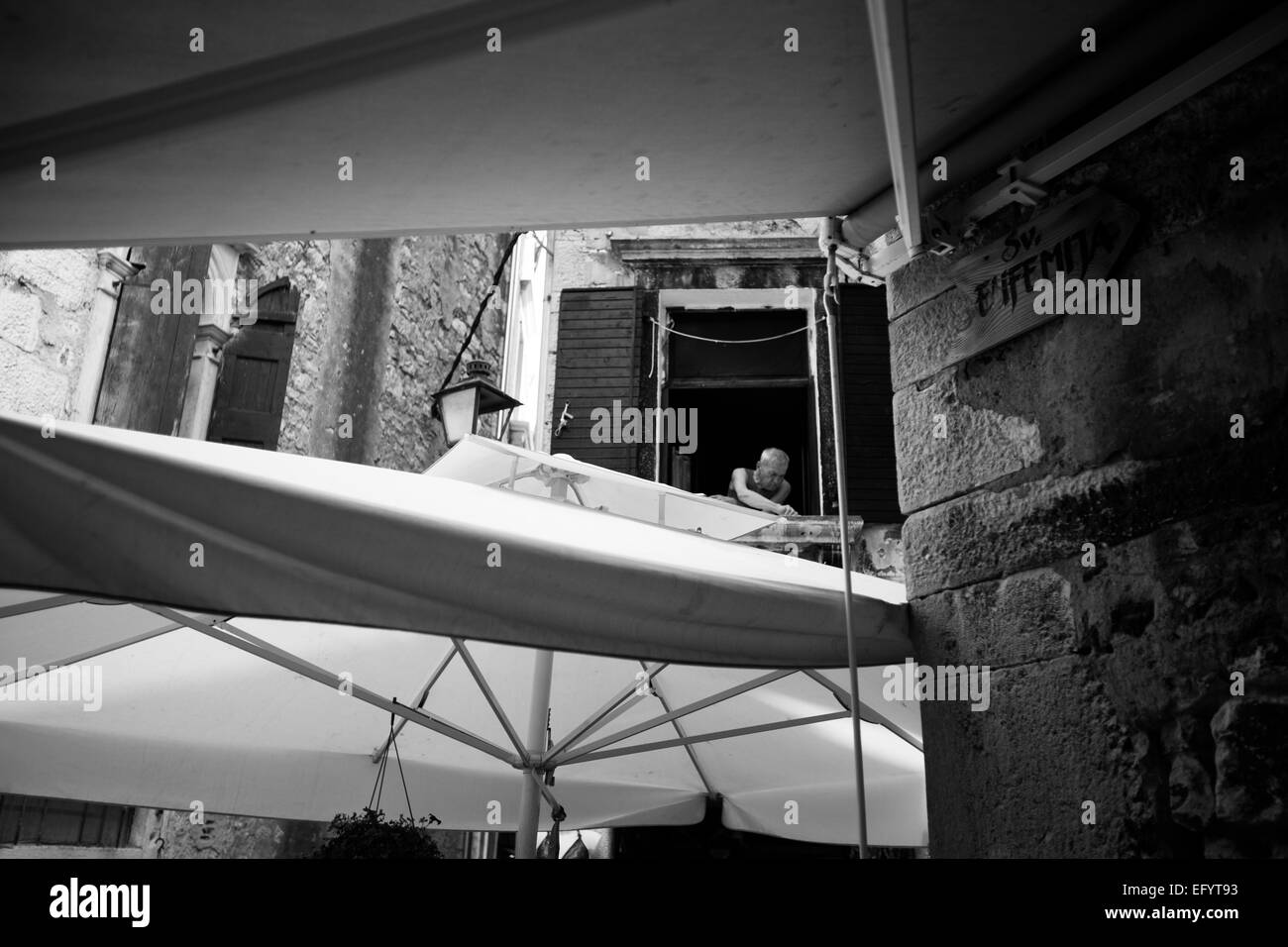 Time in croatia Black and White Stock Photos & Images - Alamy