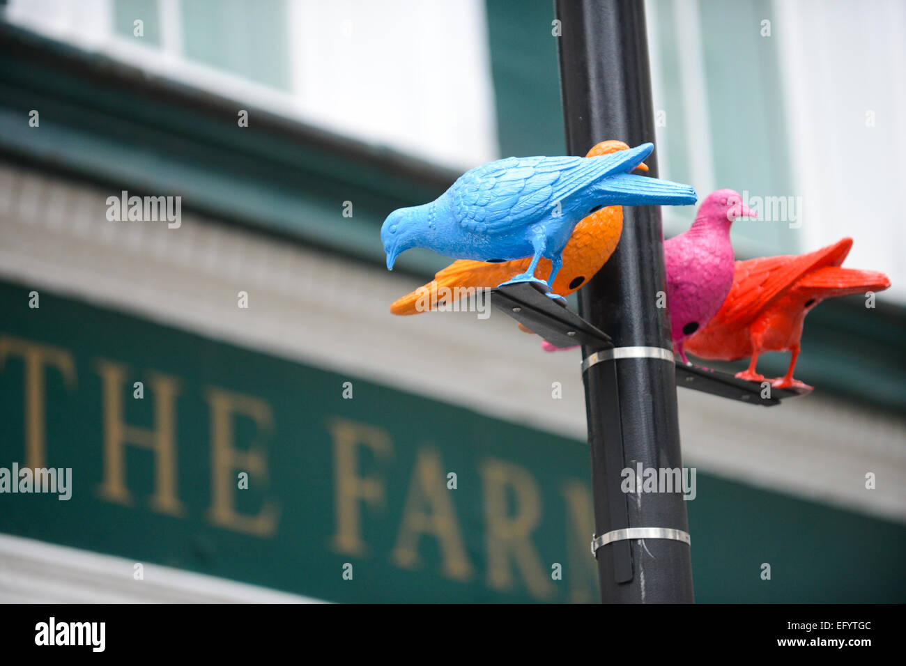Soho Square, London, UK. 12th February 2015. Art installation curated ...