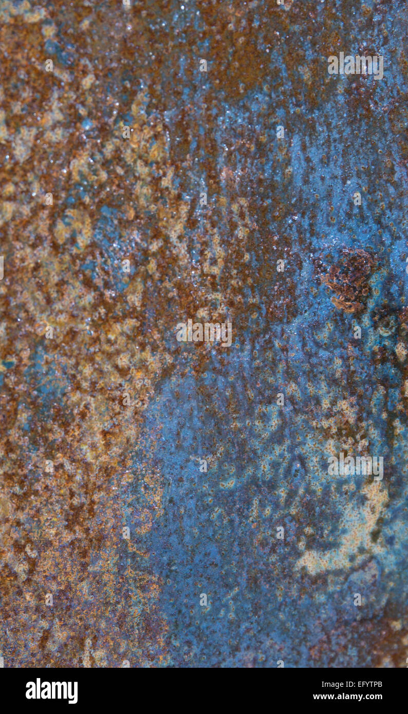 Background texture of blue, brown, red, orange rust Stock Photo - Alamy