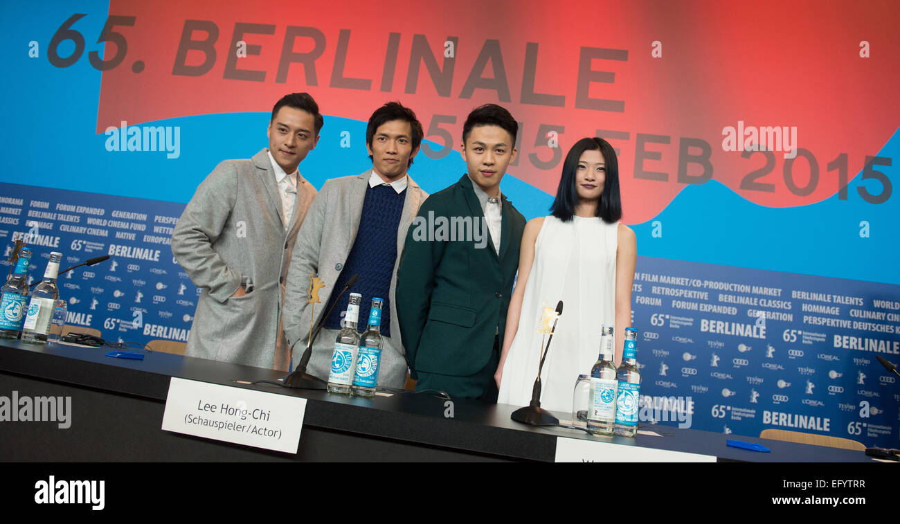 The actors Chen Jen-Shuo (l-r), Huang Shang-Ho, Lee Hong-Chi and Wang ...
