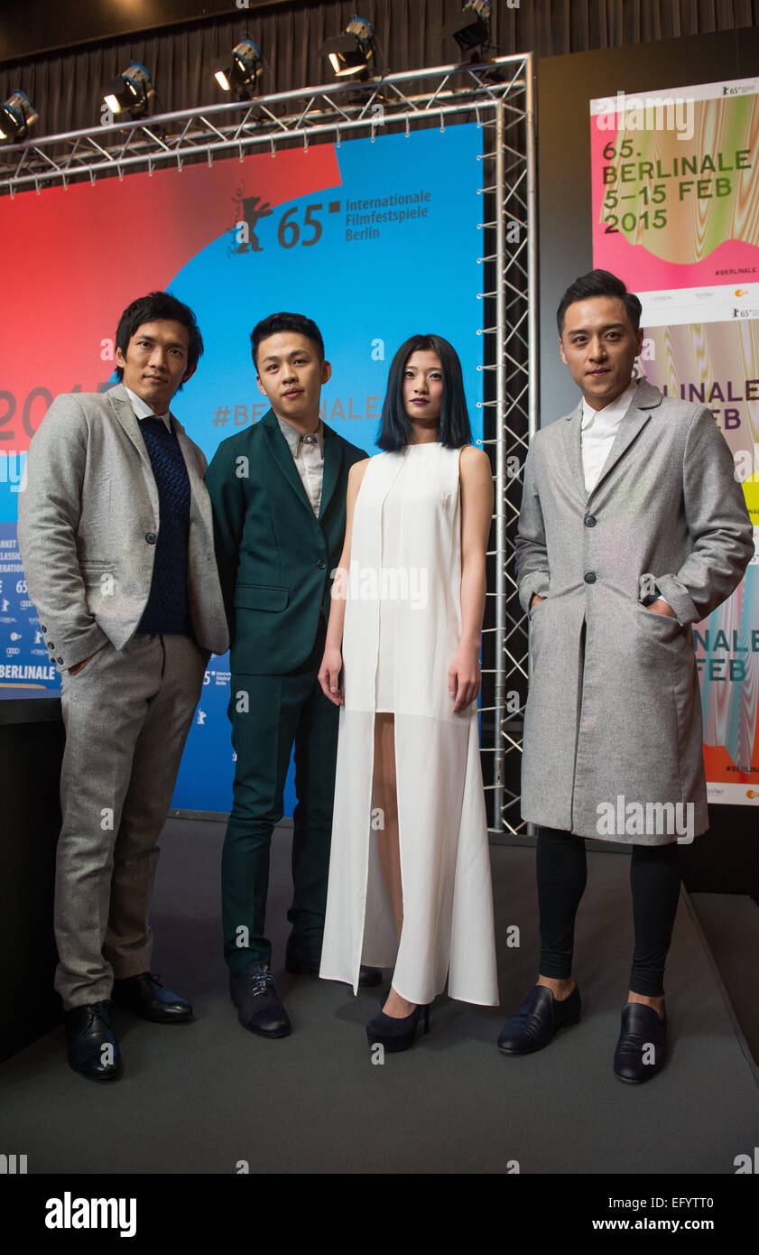 The actors Huang Shang-Ho (l-r), Lee Hong-Chi, Wang Ching-Ting and Chen ...