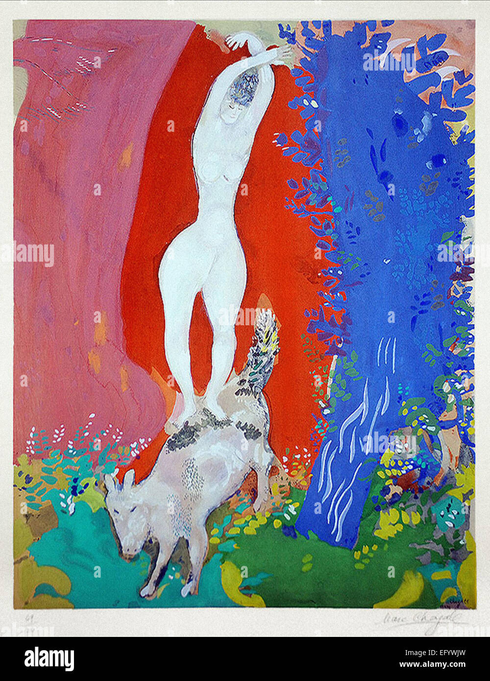 Marc Chagall Circus Woman Stock Photo - Alamy