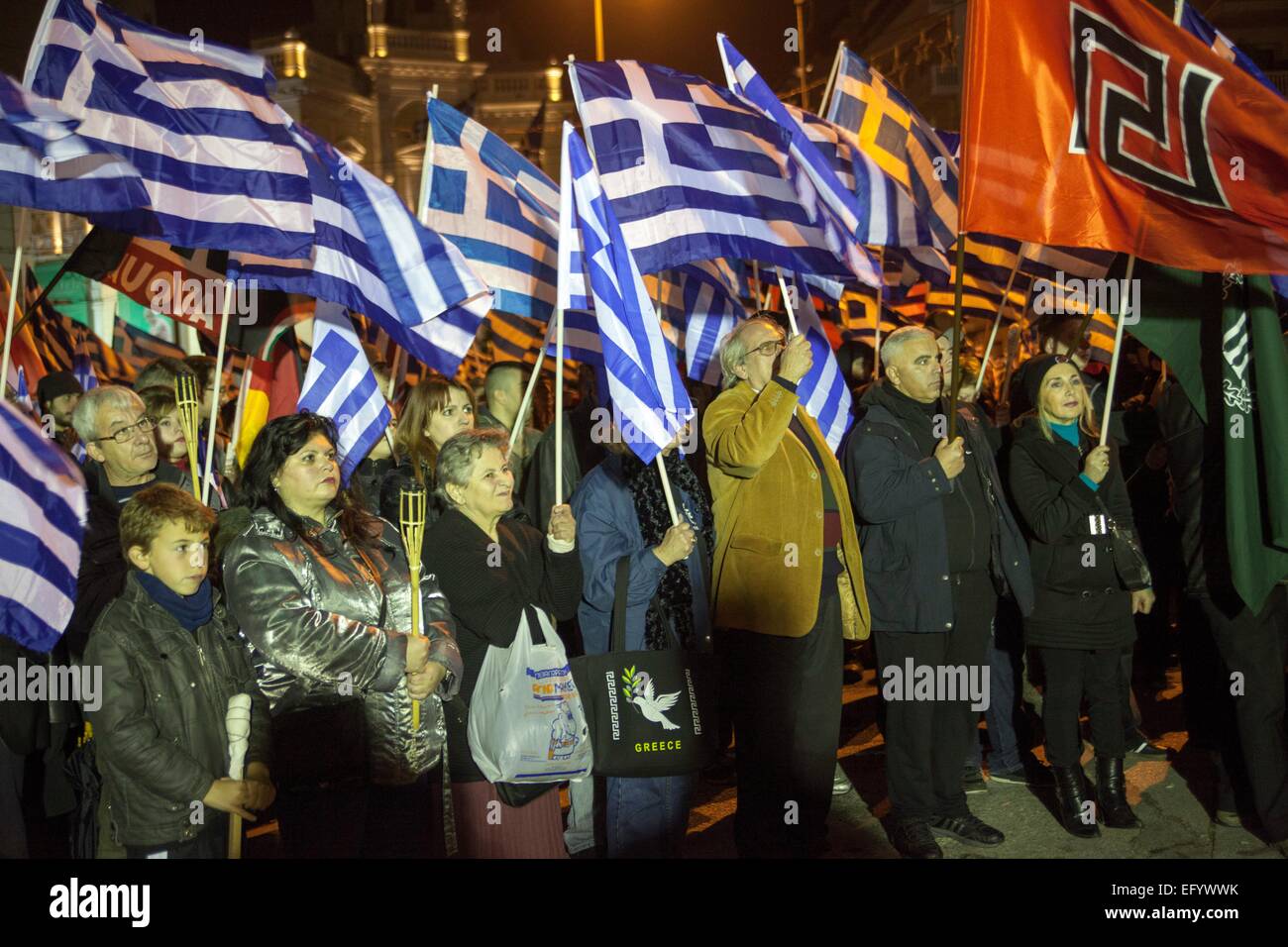 Greek far-right Chrisy Avgi. Greek party Chrisy Avgi (Golden Dawn ...