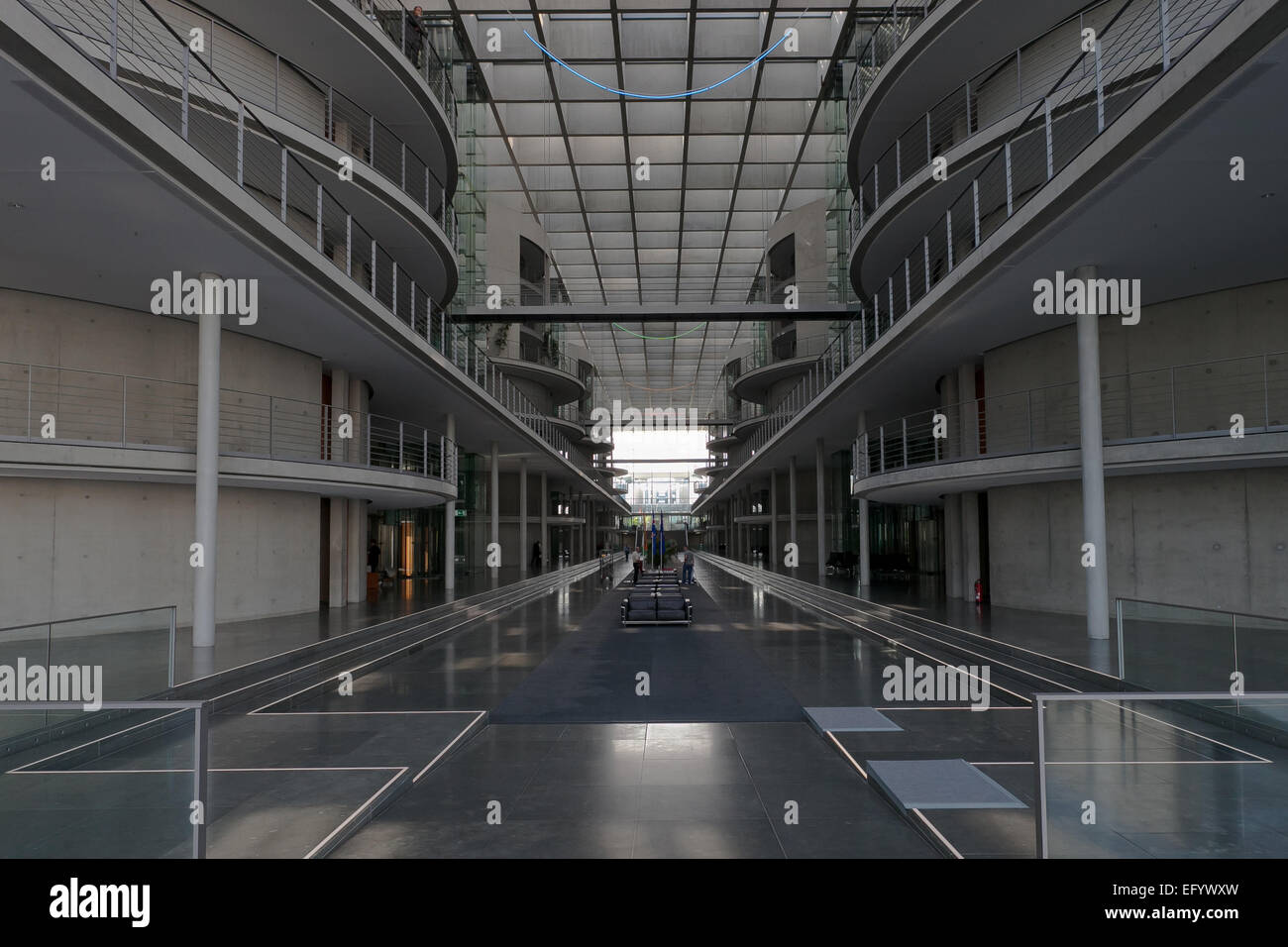 architecture shot of the Foyer of the german government building Paul ...