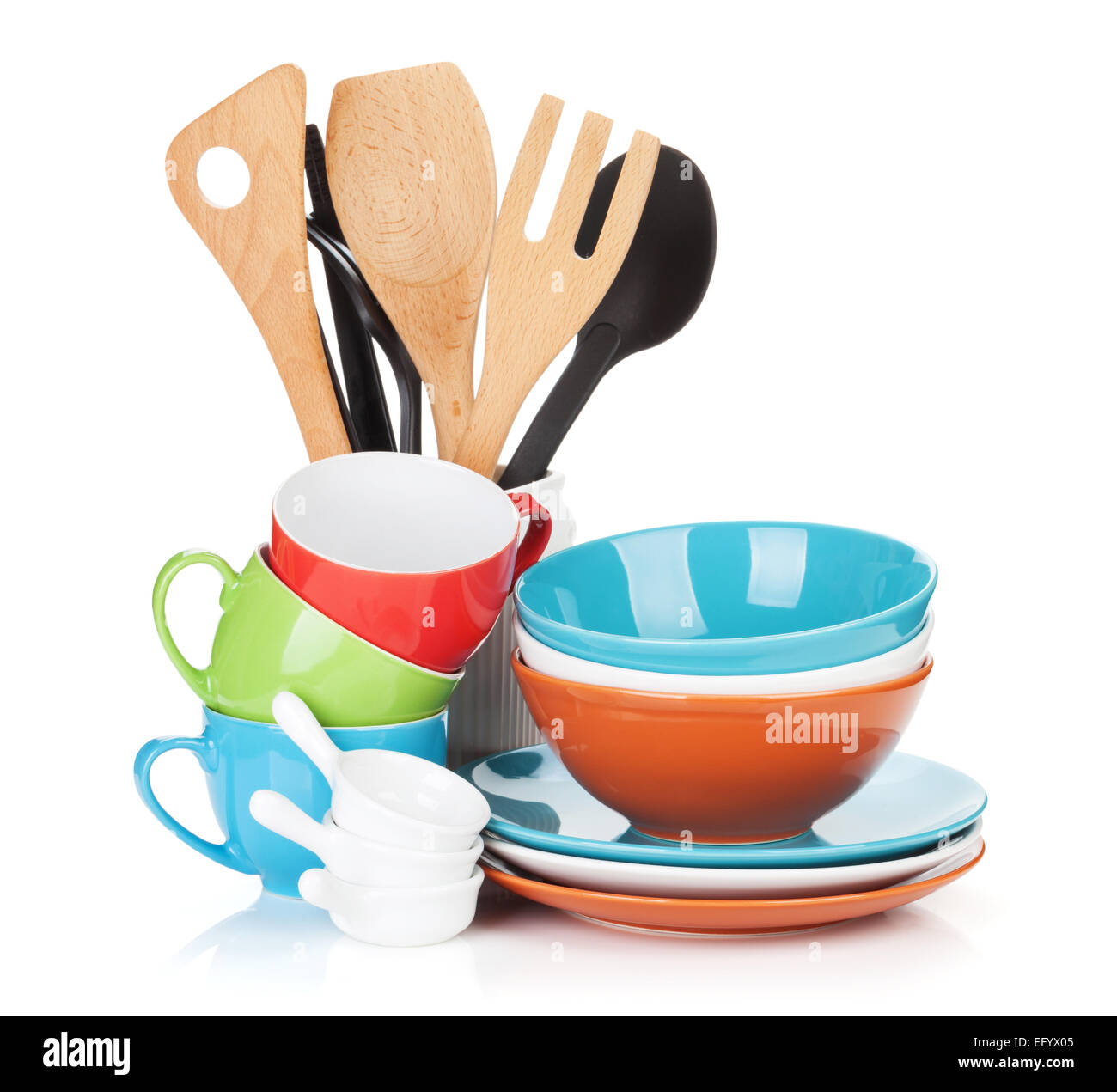 Cooking equipment. Isolated on white background Stock Photo - Alamy