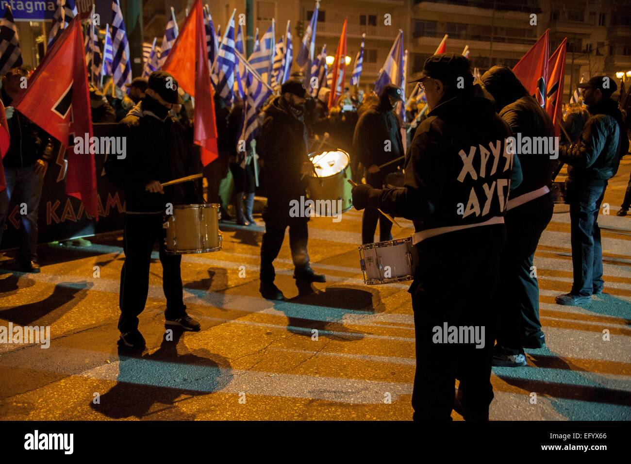 Greek far right chrisy avgi greek hi-res stock photography and images ...