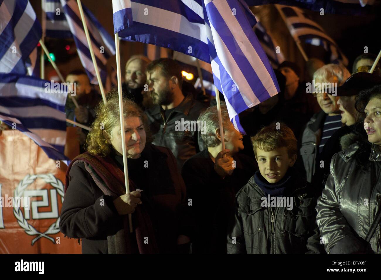 Greek far-right Chrisy Avgi. Greek party Chrisy Avgi (Golden Dawn ...