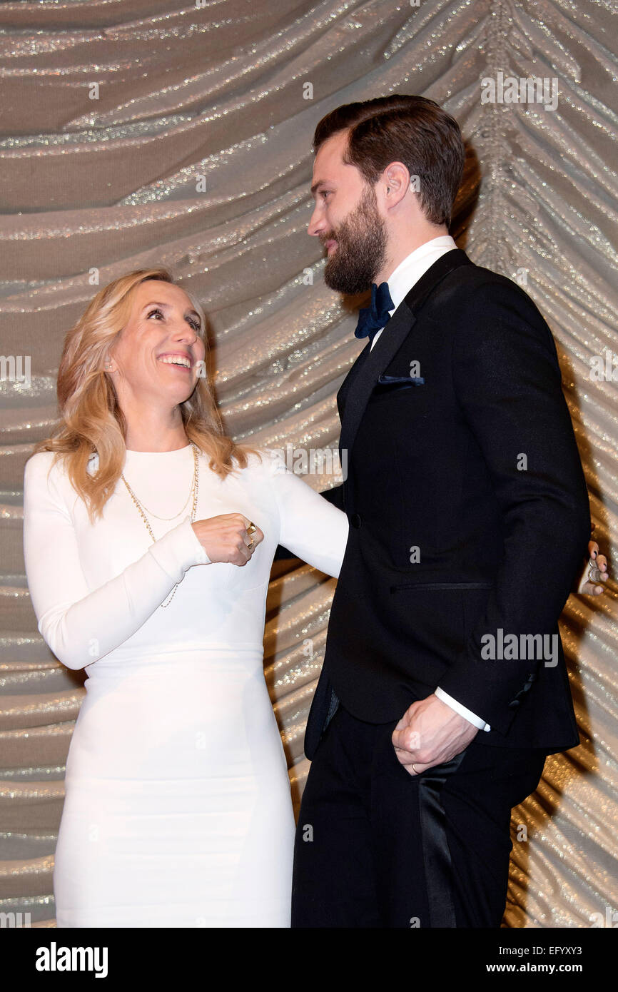 Director Sam Taylor-Johnson and Jamie Dornan attending the 'Fifty ...