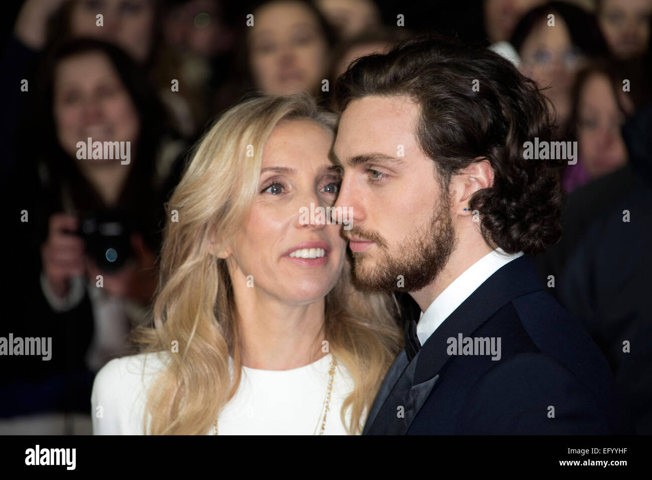 Director Sam Taylor-Johnson and husband Aaron Taylor-Johnson attending ...