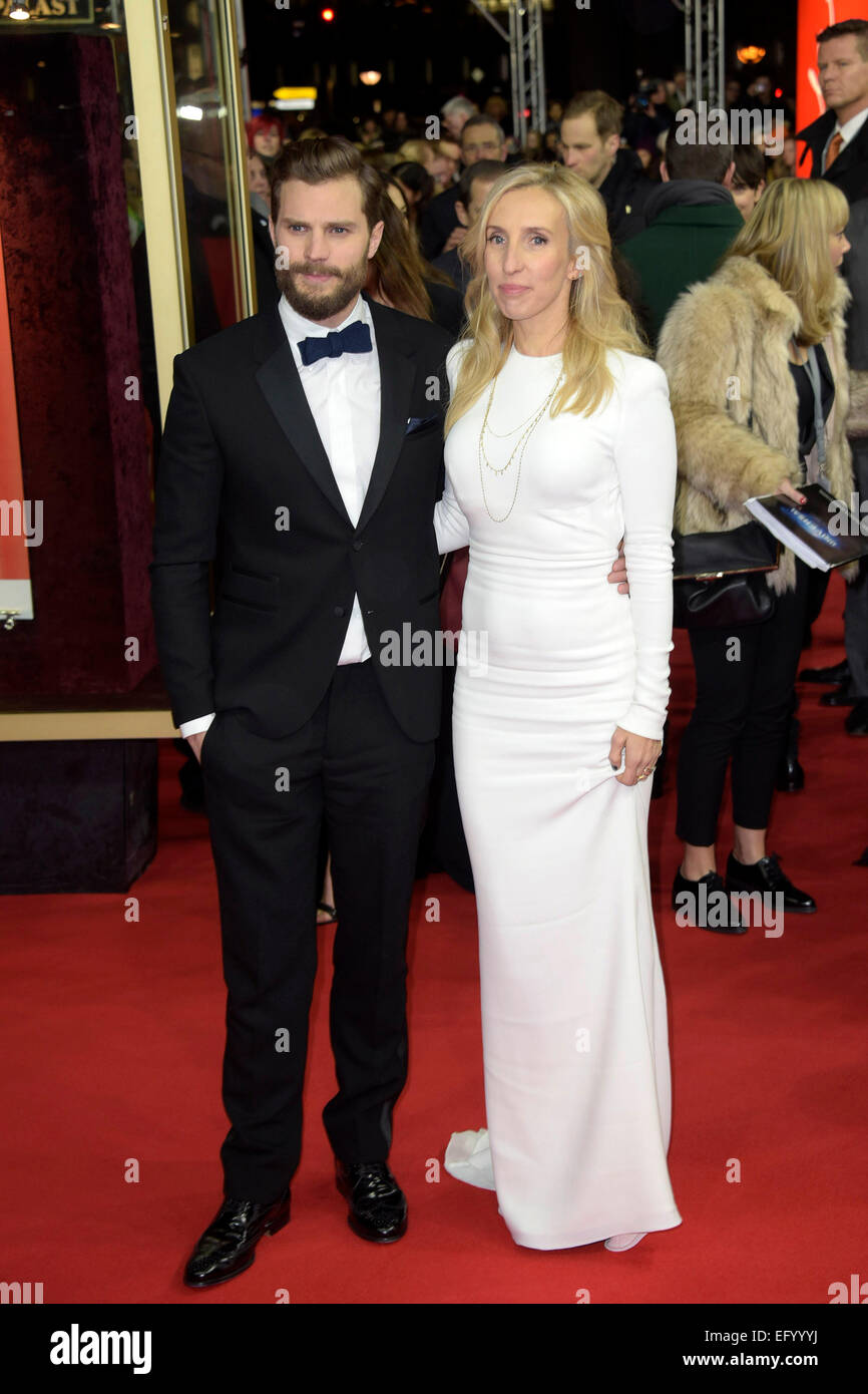 Jamie Dornan and Sam Taylor-Johnson attending the 'Fifty Shades Of Grey ...