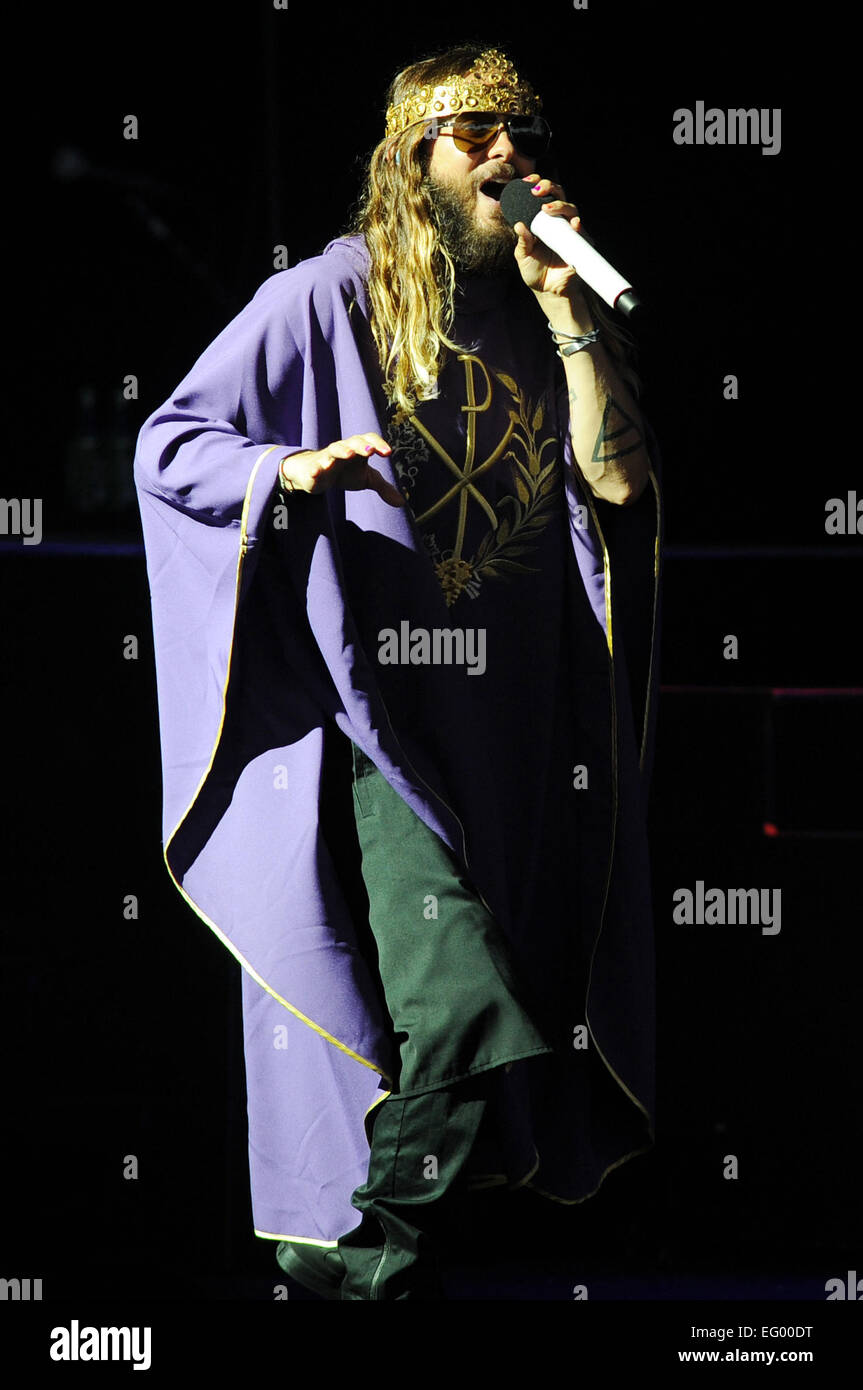 30 Seconds to Mars perform live in concert Featuring: Jared Leto Where ...