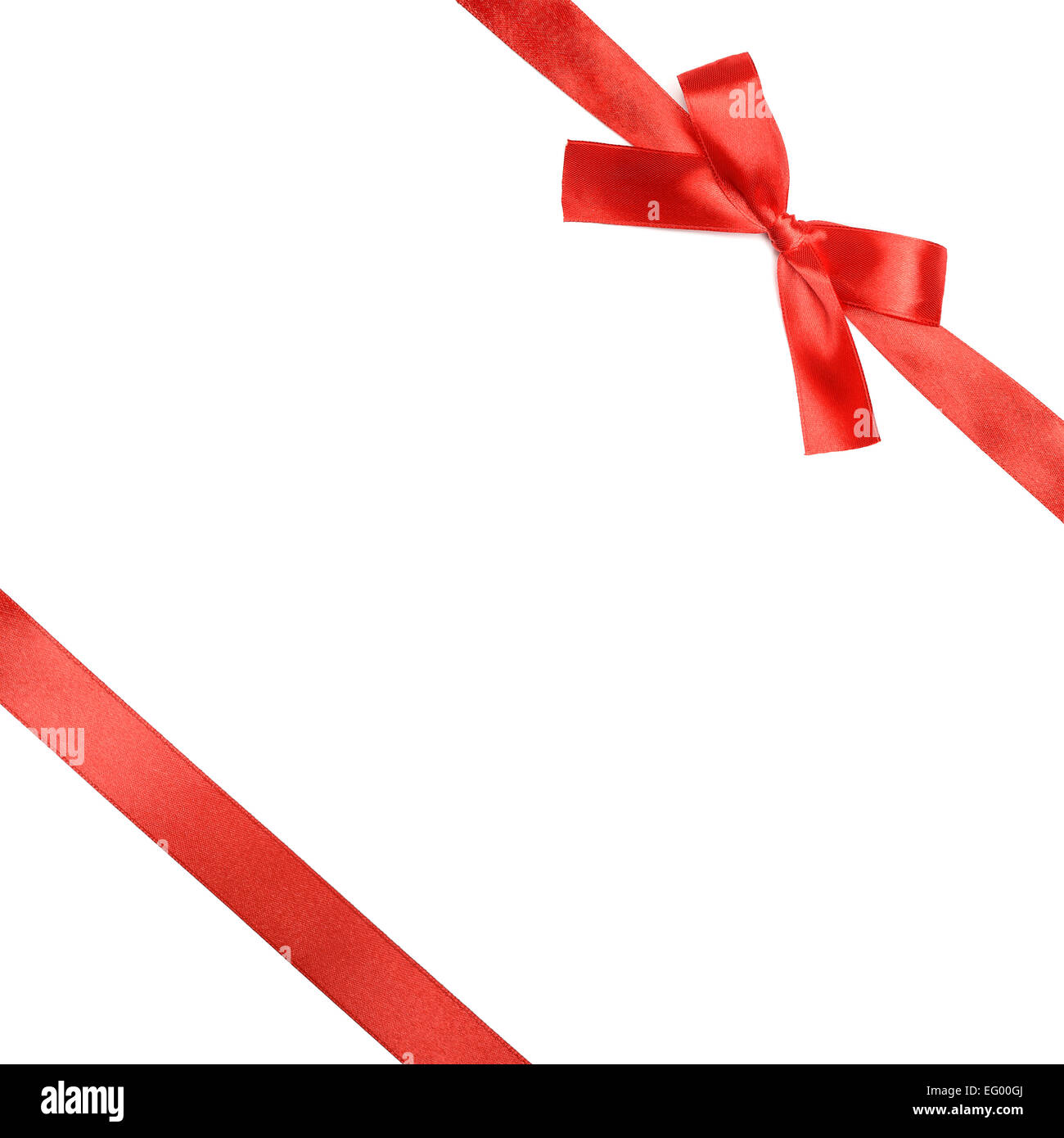 Red ribbon bow Stock Photo - Alamy