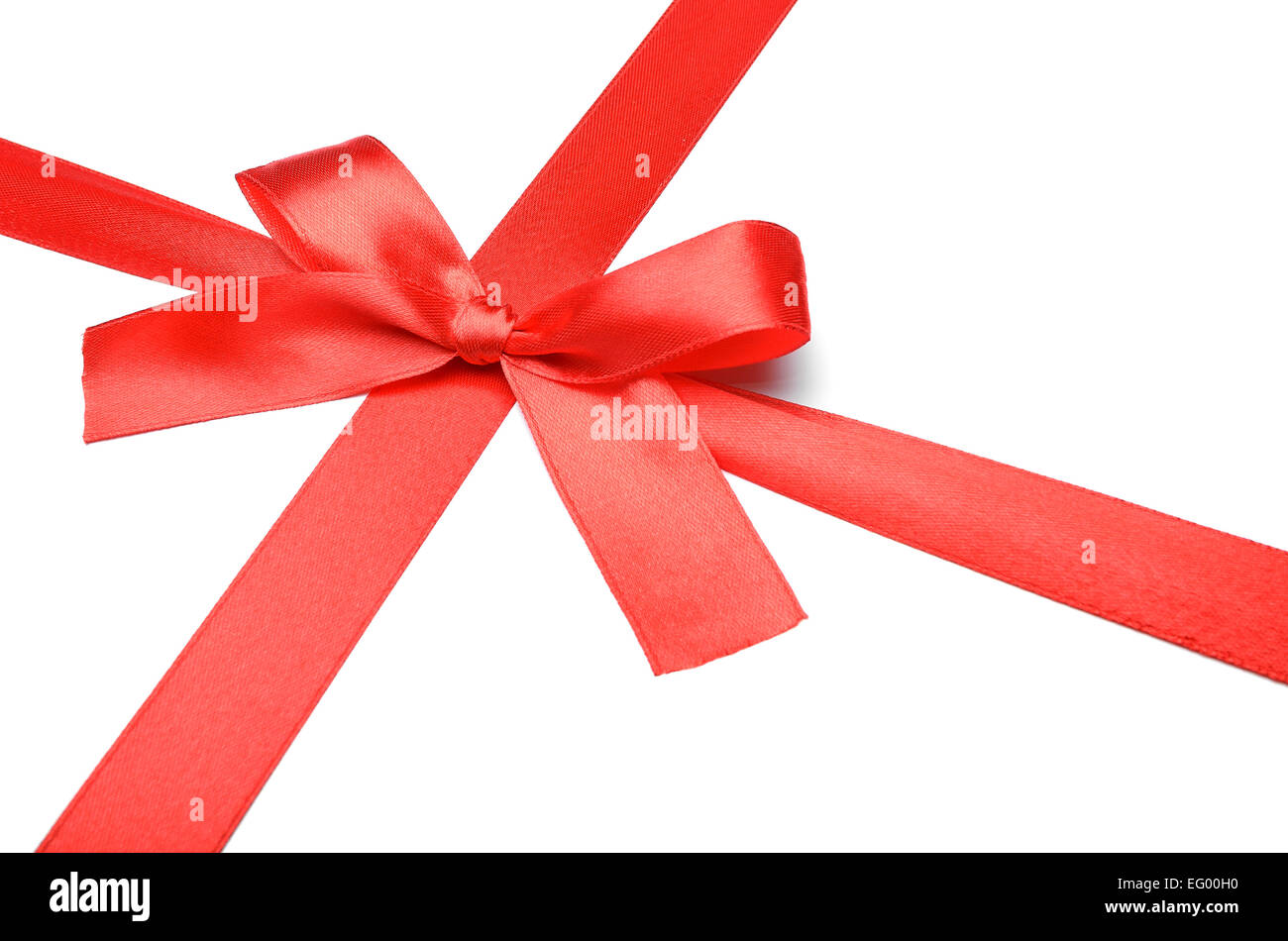 Shiny red satin ribbon hi-res stock photography and images - Alamy