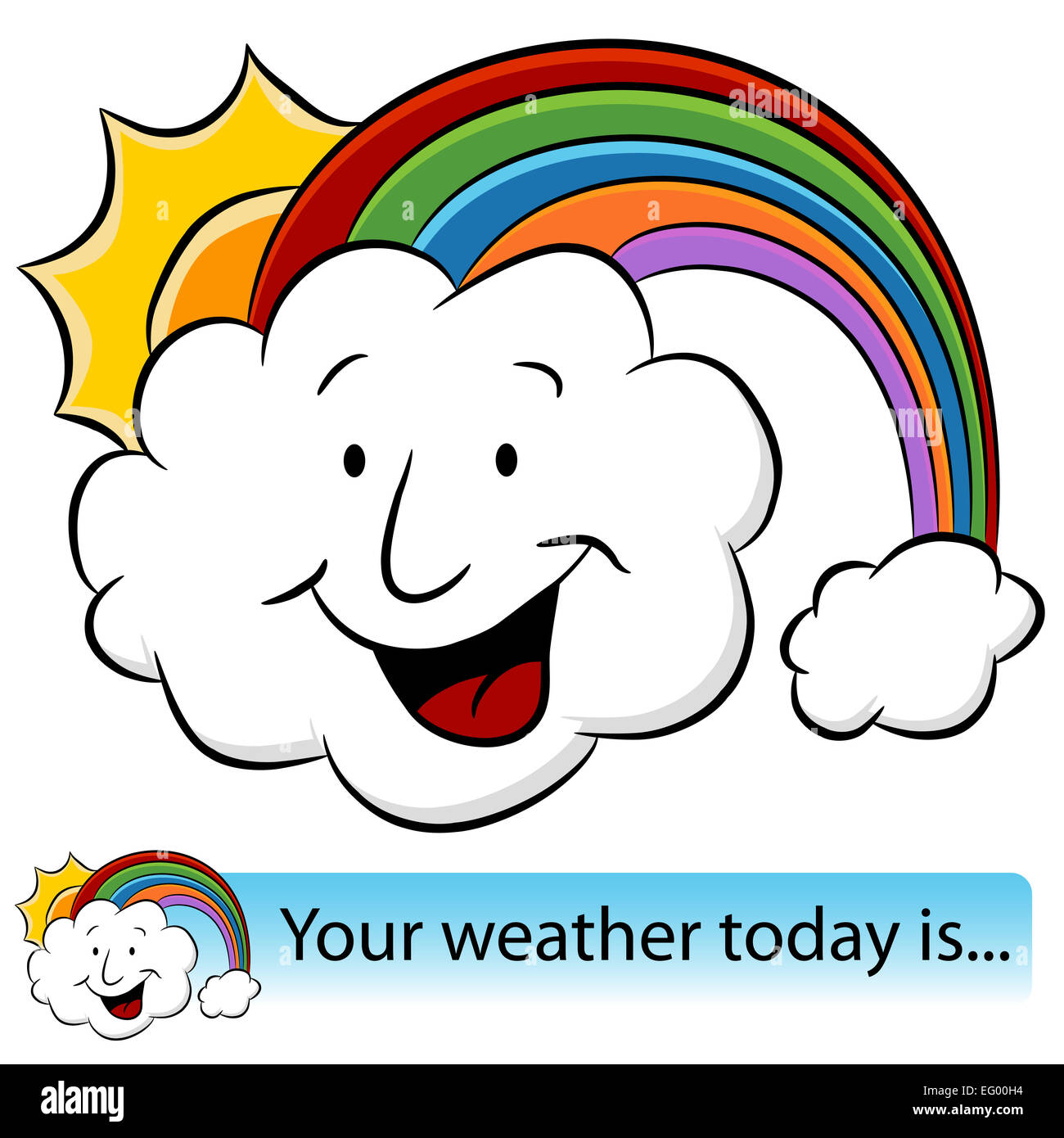 Rainbow clipart hi-res stock photography and images - Alamy