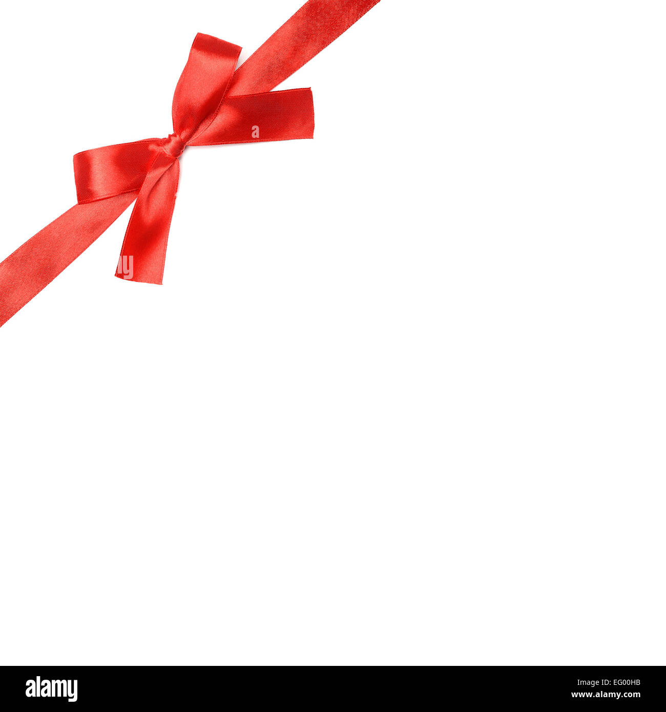 Red ribbon bow Stock Photo - Alamy