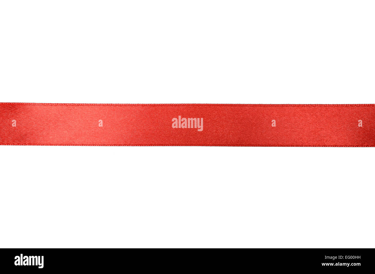 Shiny red ribbon Stock Photo - Alamy