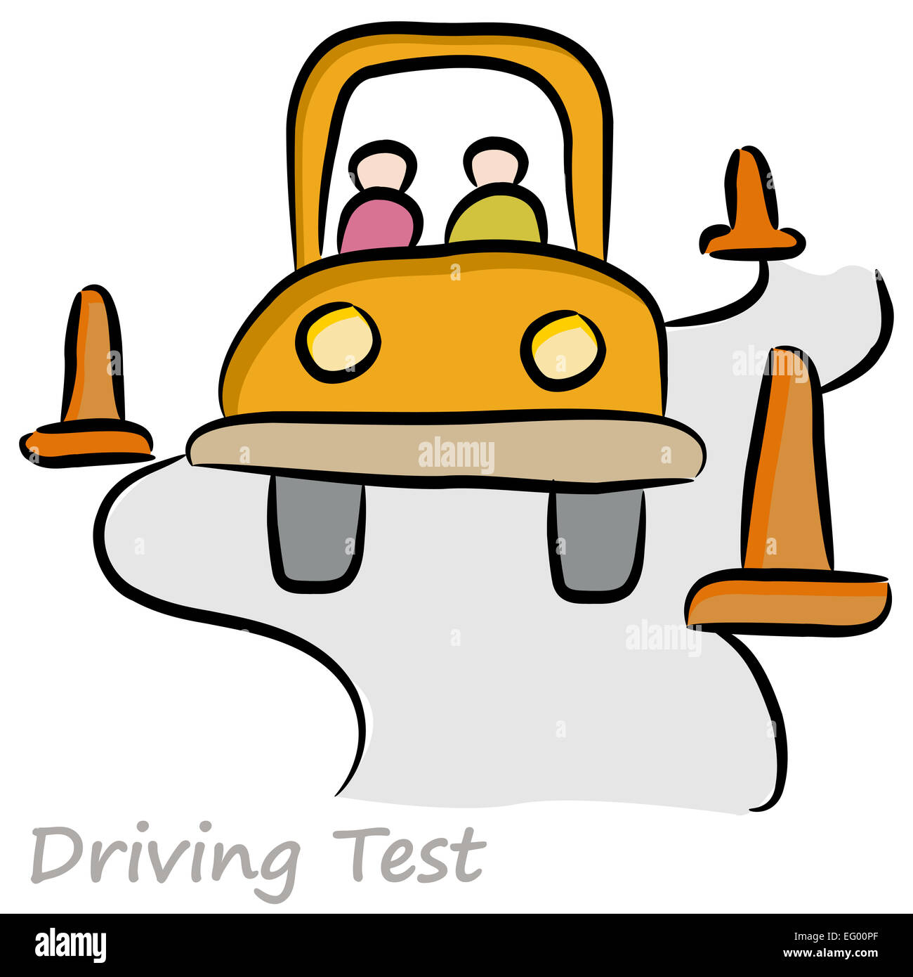 Driver test Cut Out Stock Images & Pictures - Alamy