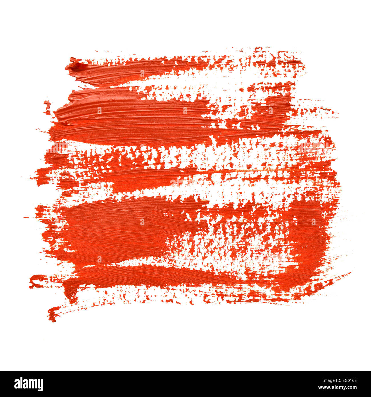 Red brush strokes on the white background Stock Photo - Alamy