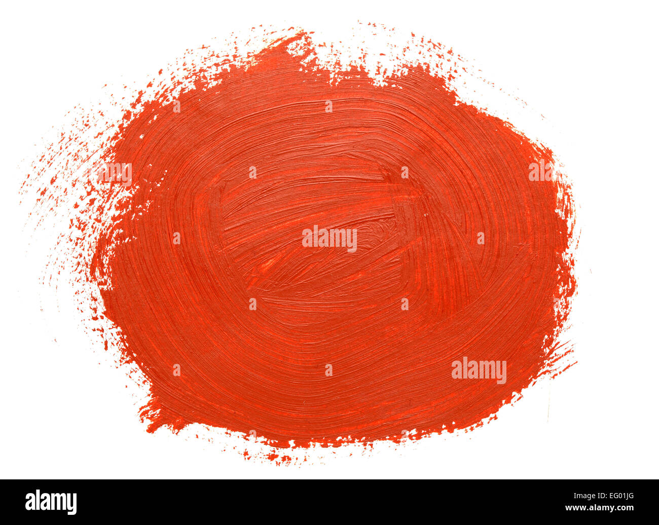 Grunge circle brush strokes Cut Out Stock Images & Pictures - Alamy
