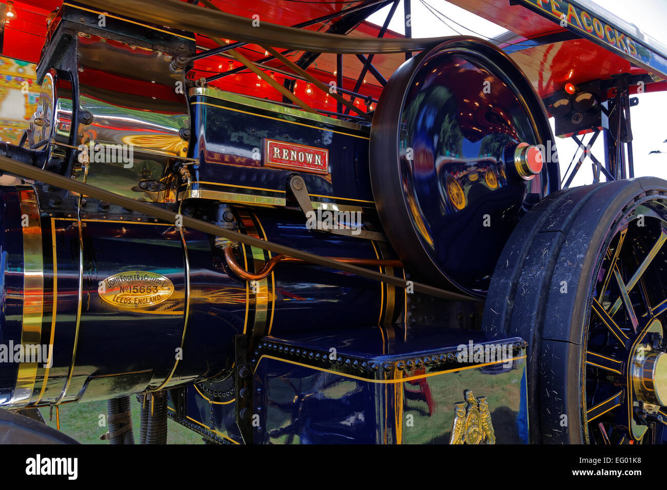 Steam Driven Traction Engine Stock Photo - Alamy