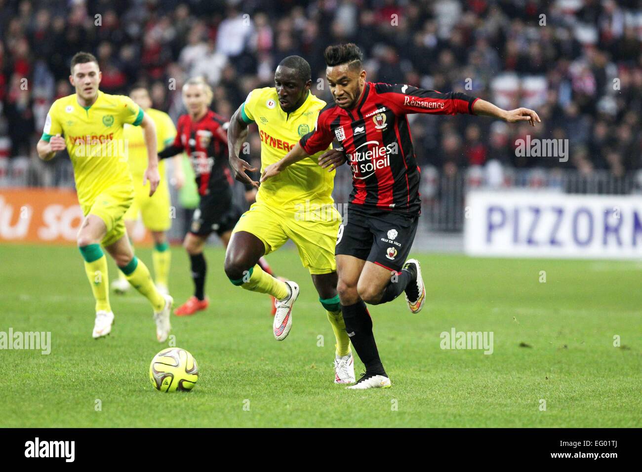 Issa CISSOKHO/Jordan AMAVI - 08.02.20145 - Nice/Nantes - 24e journee ...