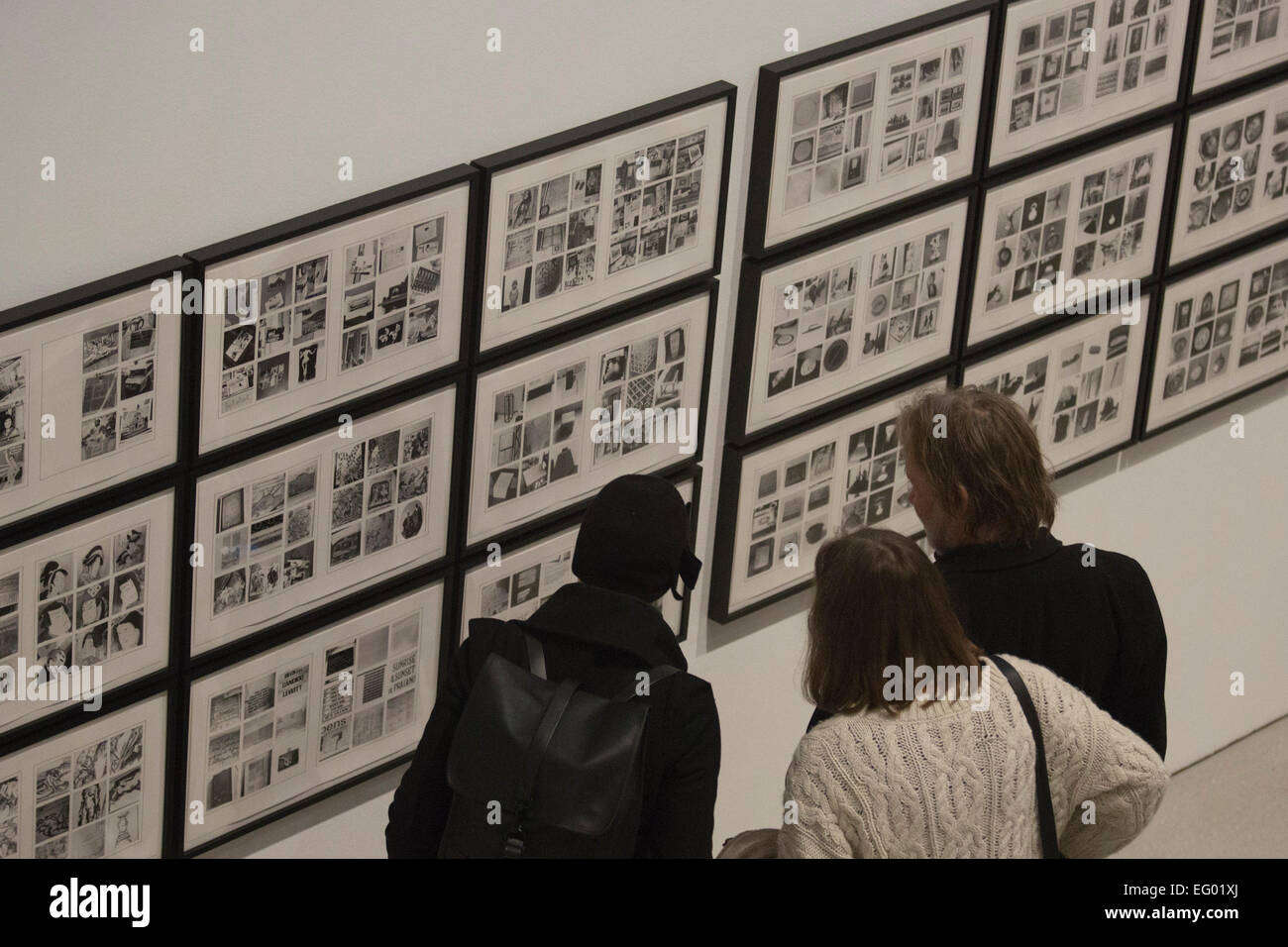 London, UK. 11 February 2015. Pictured: Sol LeWitt's collection. The ...
