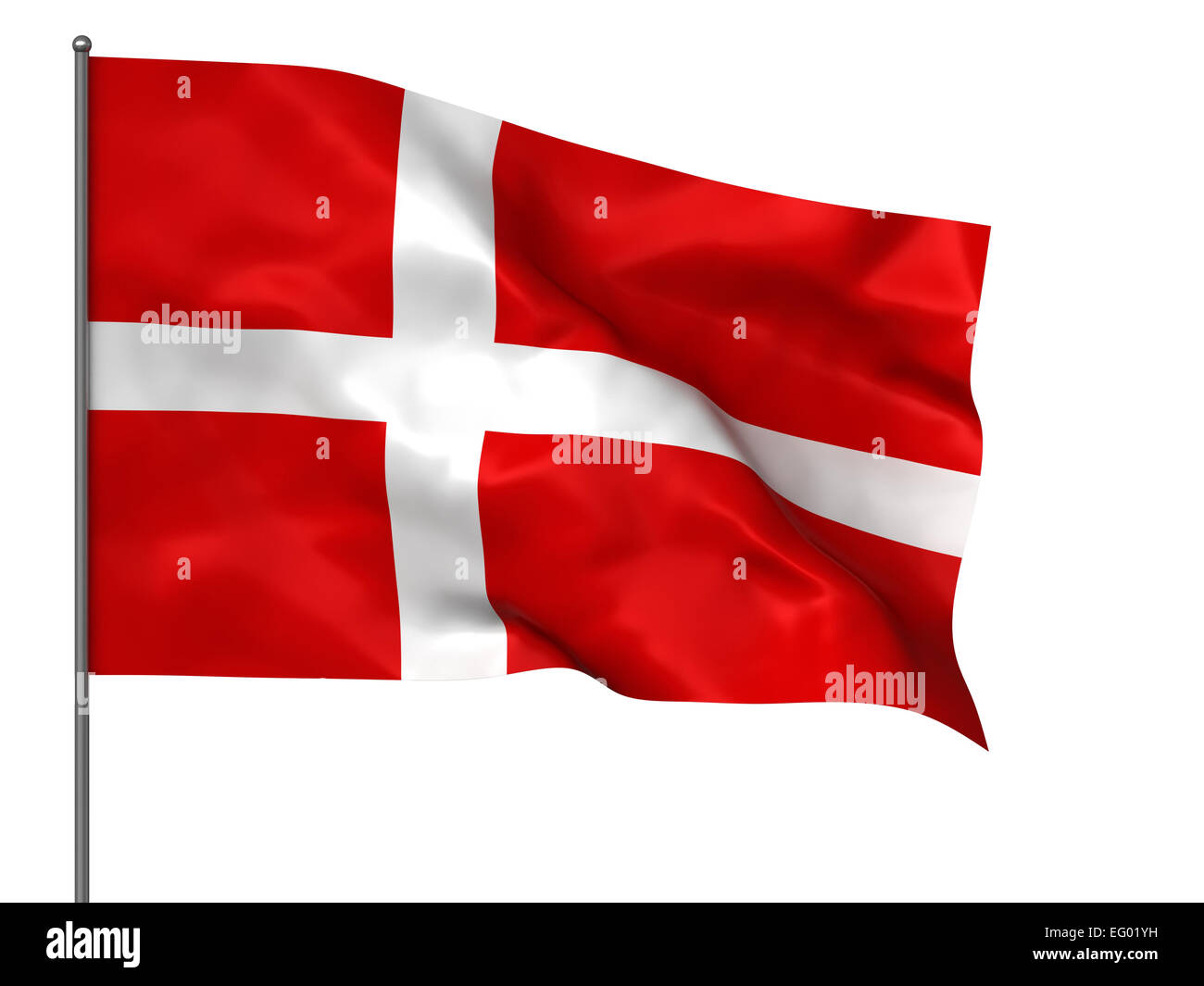 Danish flag hi-res stock photography and images - Alamy