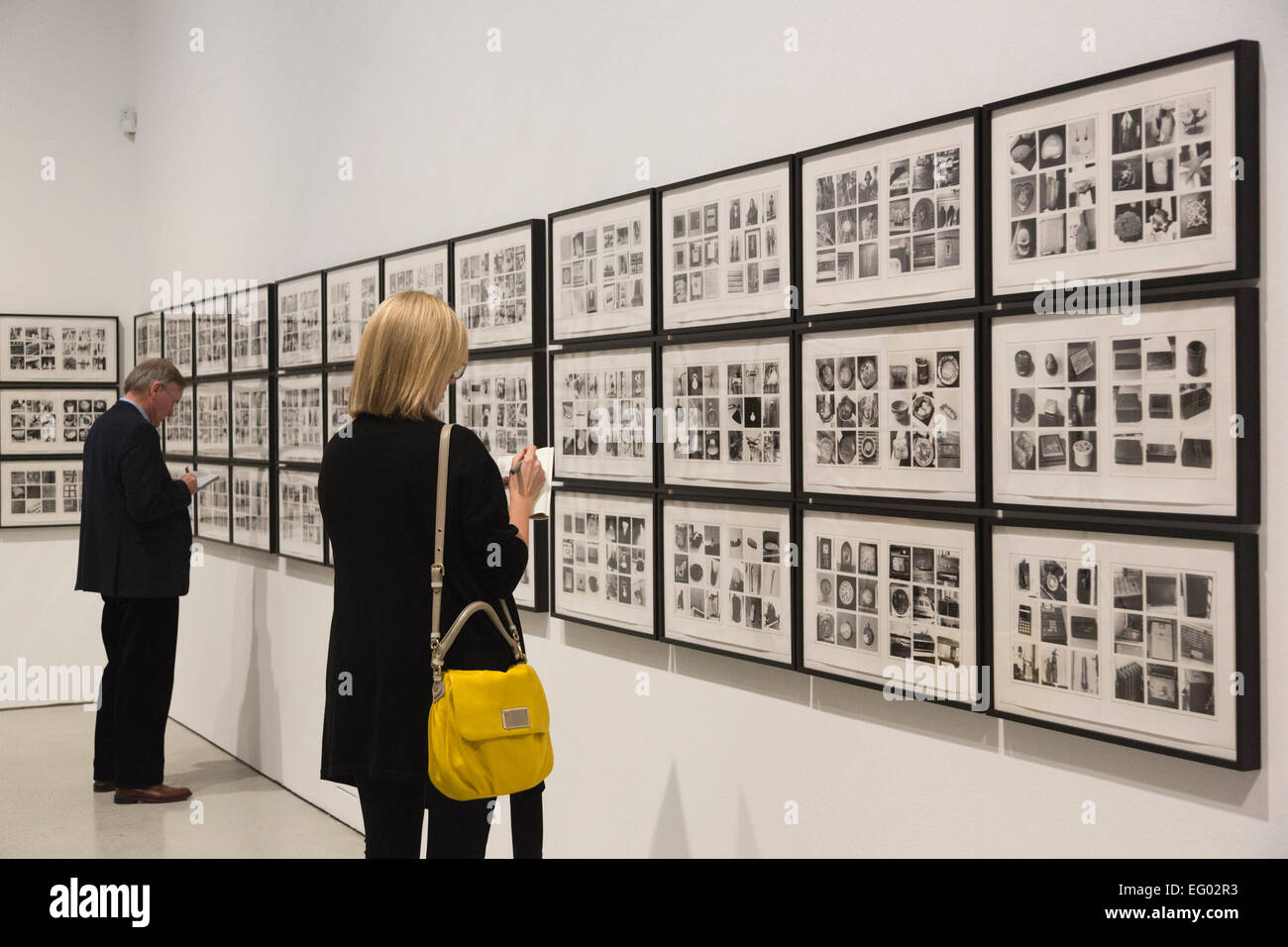 London, UK. 11 February 2015. Pictured: Sol LeWitt's collection. The ...