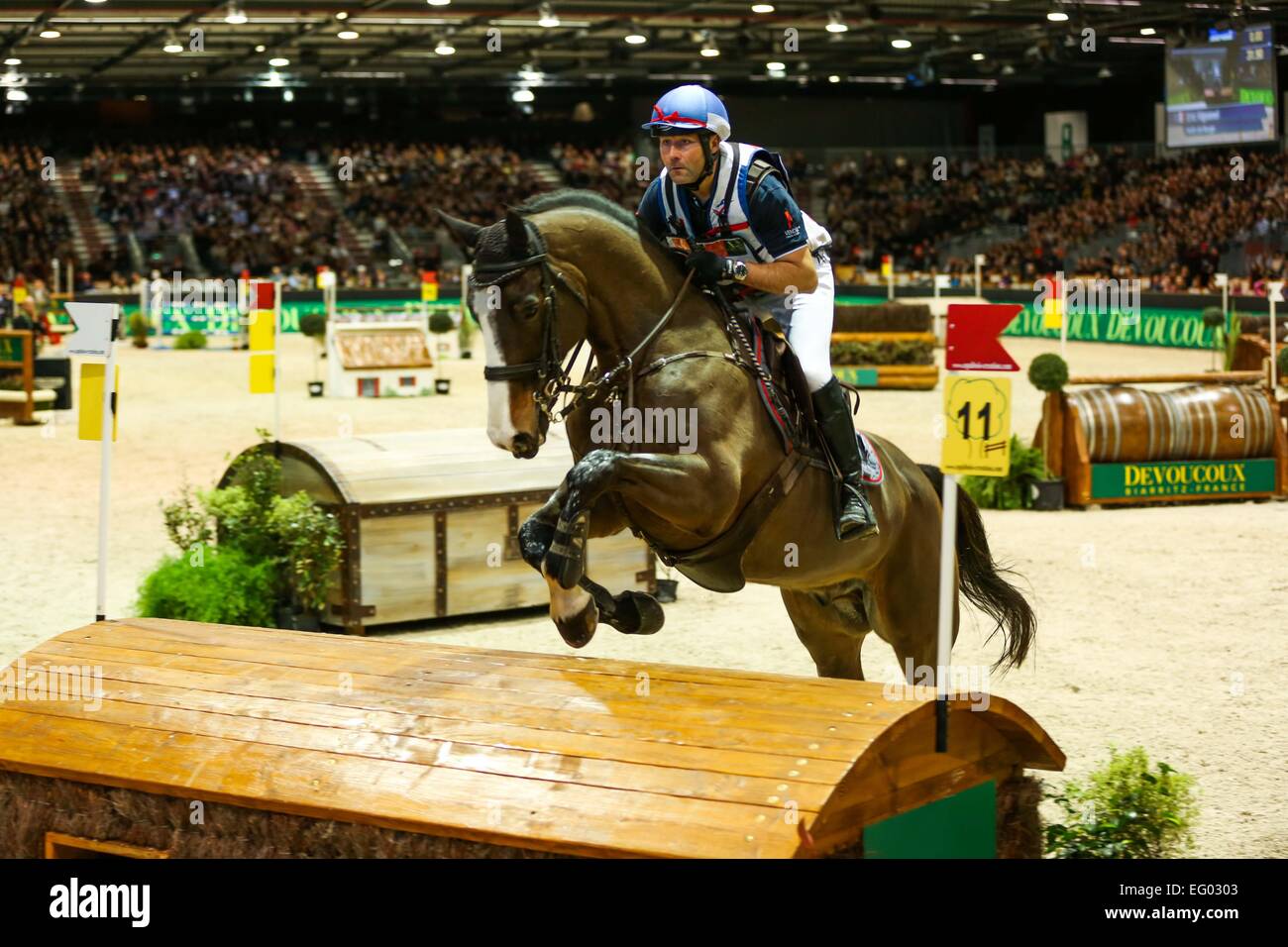 Eric Vigeanel sur Kalin de Burgo - 07.02.2015 - Jumping International ...