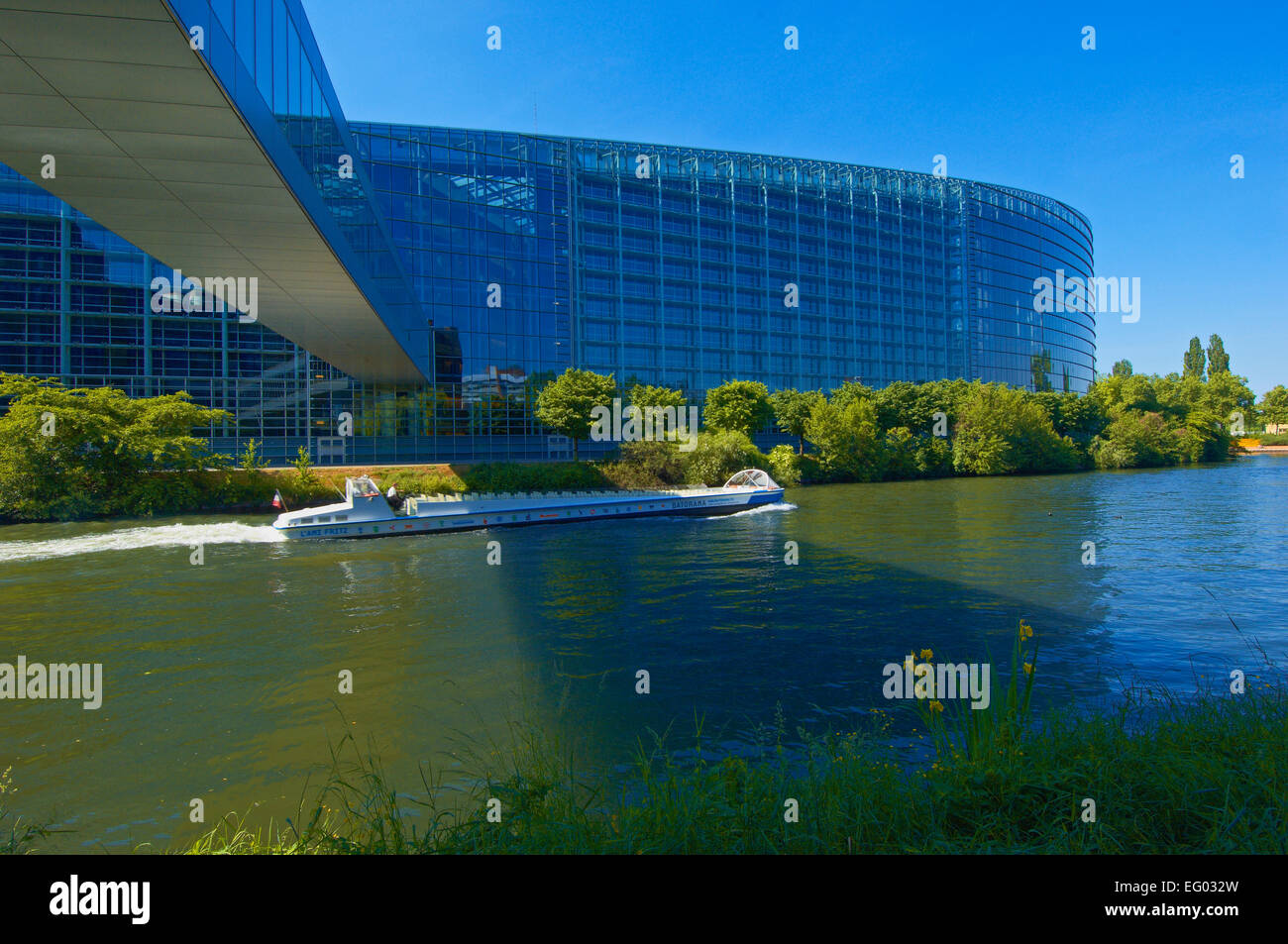 Strasbourg, European Parliament building, UNESCO world heritage site ...