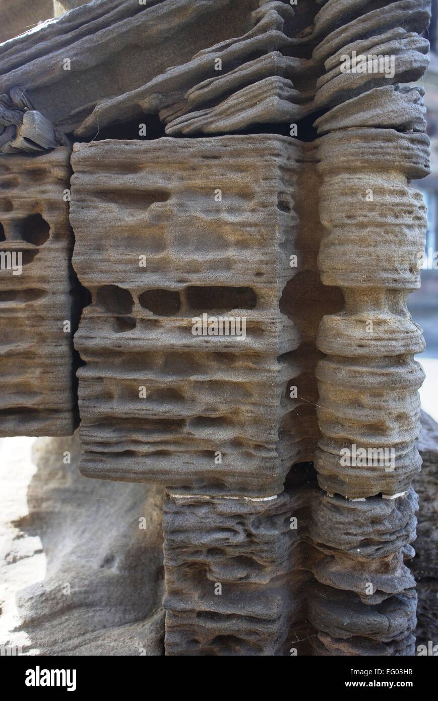 Eroded stone masonry erosion hi-res stock photography and images - Alamy