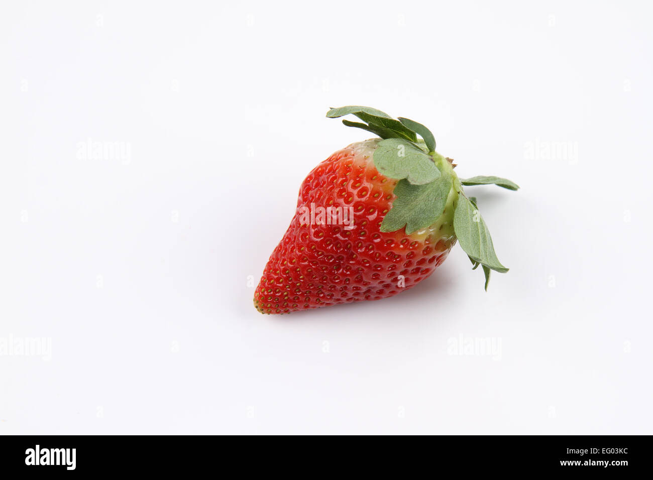 Strawberry isolated on White Stock Photo - Alamy