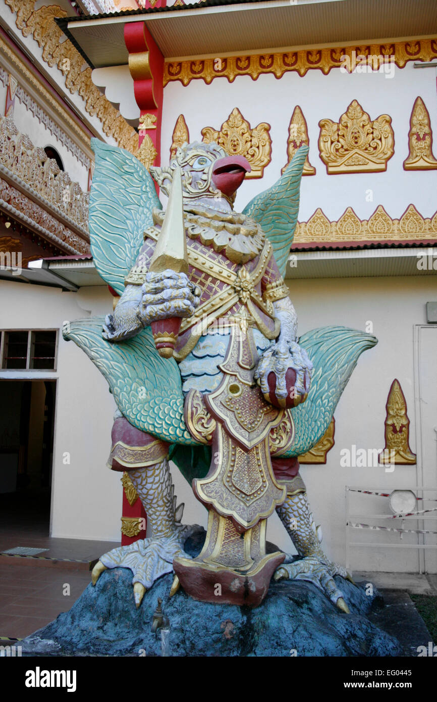 Bird Statue in a Burmese Temple Stock Photo - Alamy