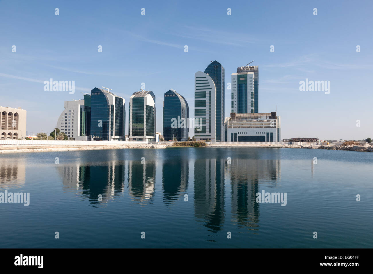 New buildings in Abu Dhabi City, United Arab Emirates Stock Photo - Alamy