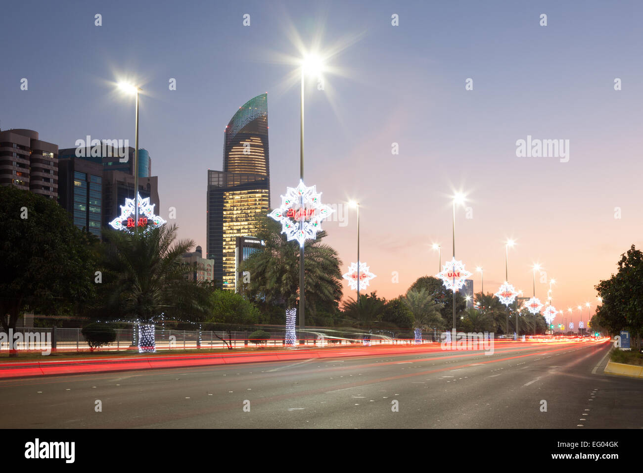 Abu dhabi corniche road hi-res stock photography and images - Alamy