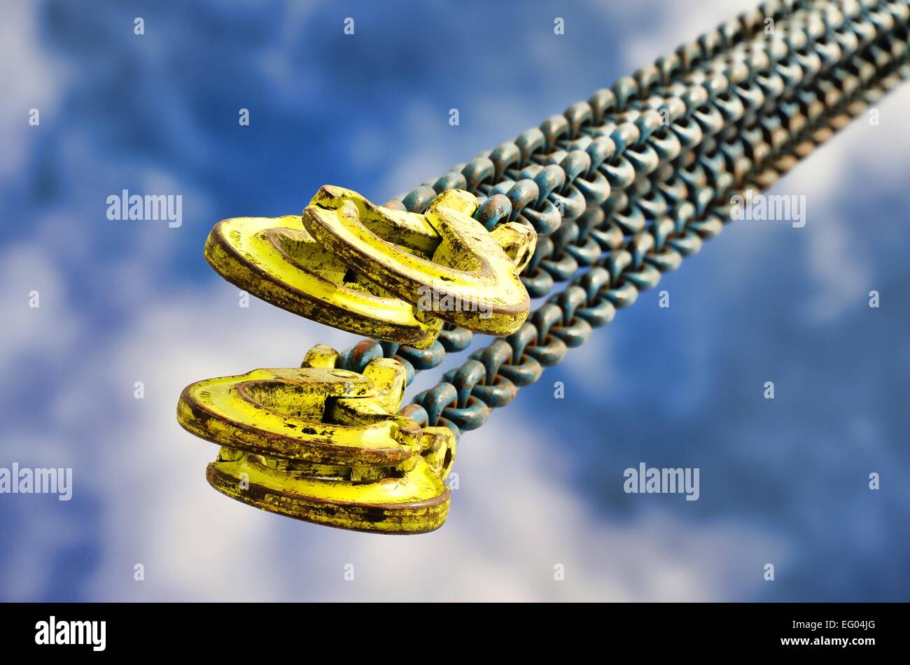 Chains from Heaven Stock Photo - Alamy