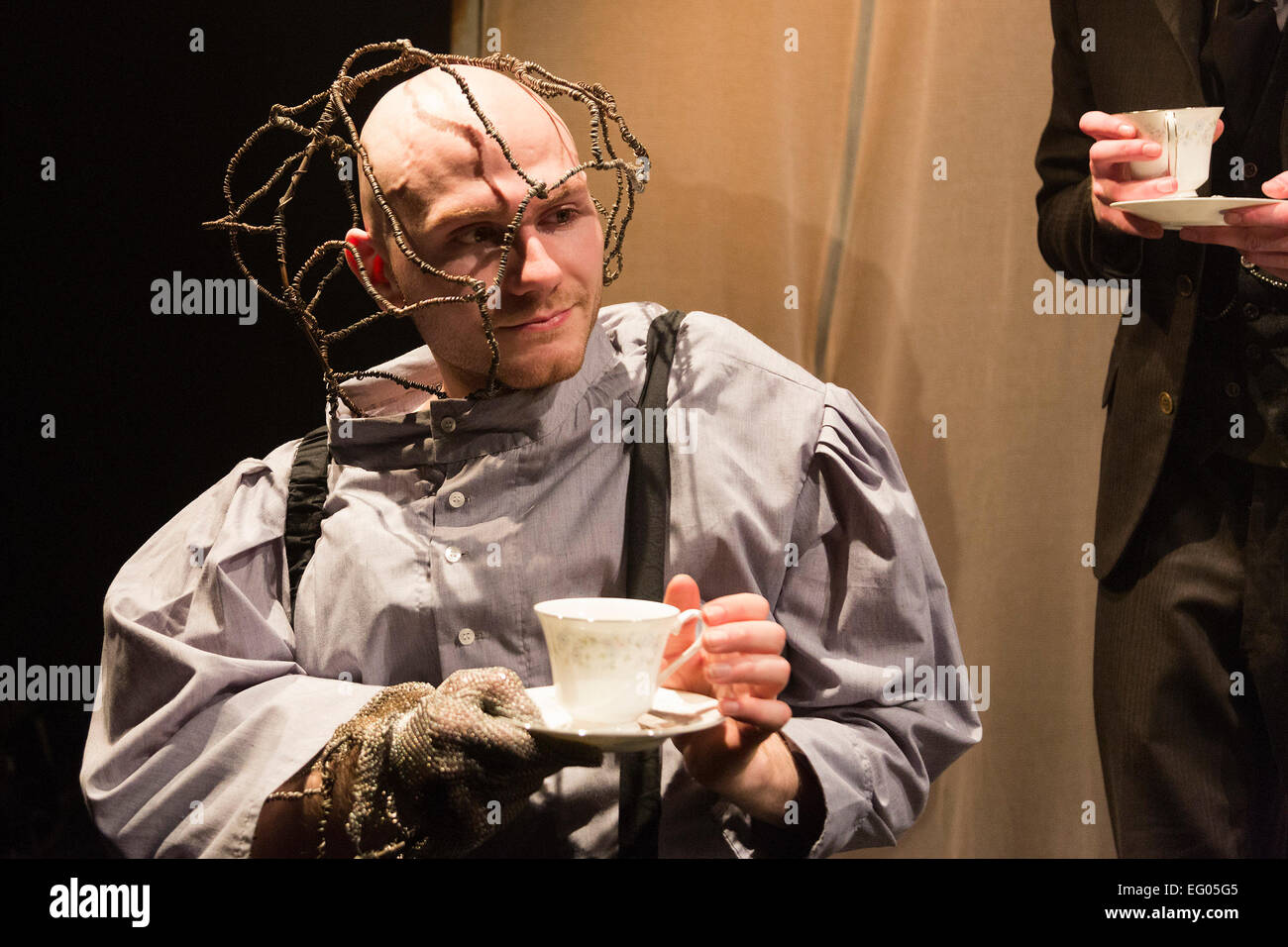 L-R: Daniel Chrisostomou as Joseph Merrick/Elephant Man and Scott ...