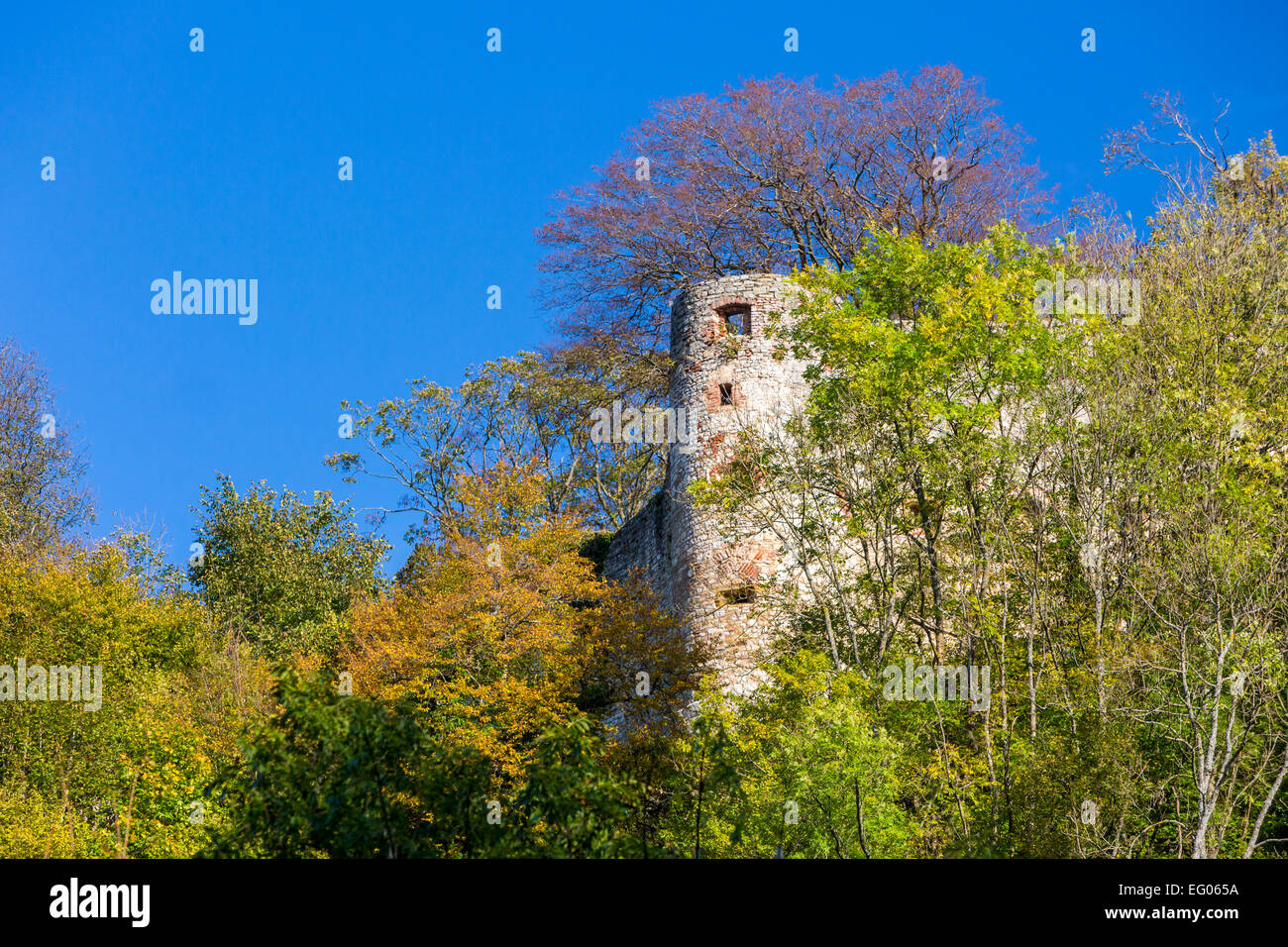 Ferrette ruins of the castle, Haut Rhin, Alsace, France Stock Photo - Alamy