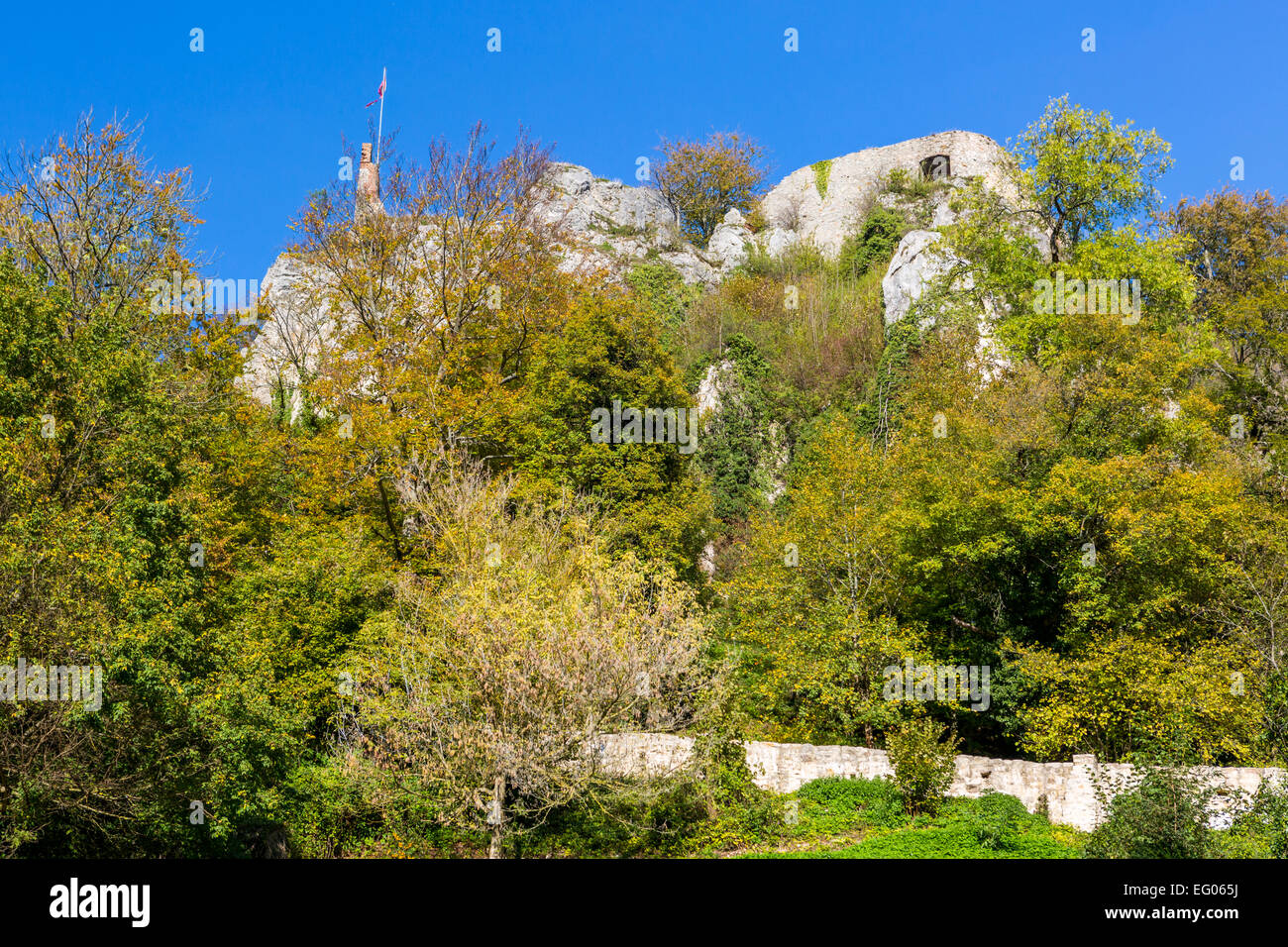 Ferrette ruins of the castle, Haut Rhin, Alsace, France Stock Photo - Alamy
