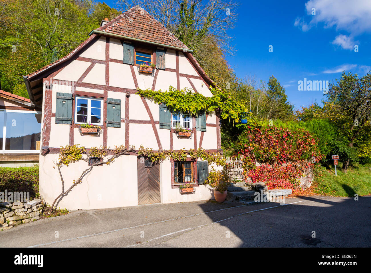 Ferrette, Haut Rhin, Alsace, France Stock Photo - Alamy