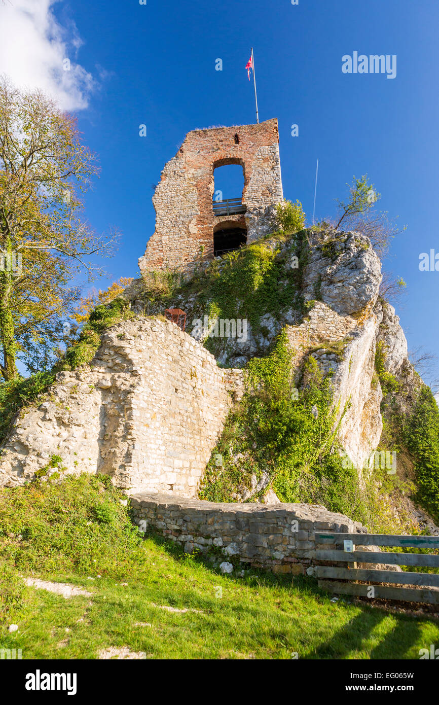 Ferrette ruins of the castle, Haut Rhin, Alsace, France Stock Photo - Alamy