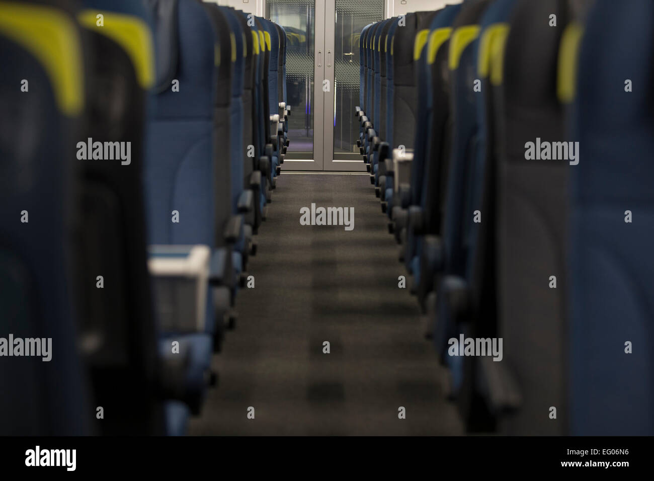 UNITED KINGDOM, London : The interior cabin of the new Eurostar Train ...