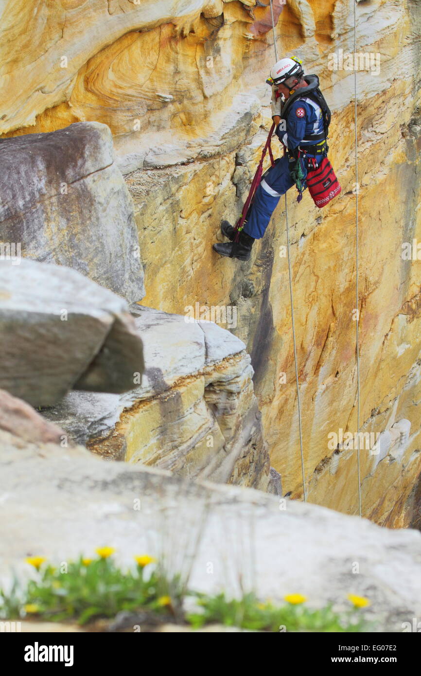 A male member of the Special Operations team, within the Ambulance ...
