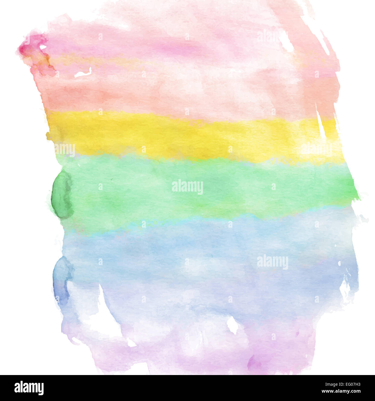 Watercolour rainbow spectrum Stock Photo - Alamy