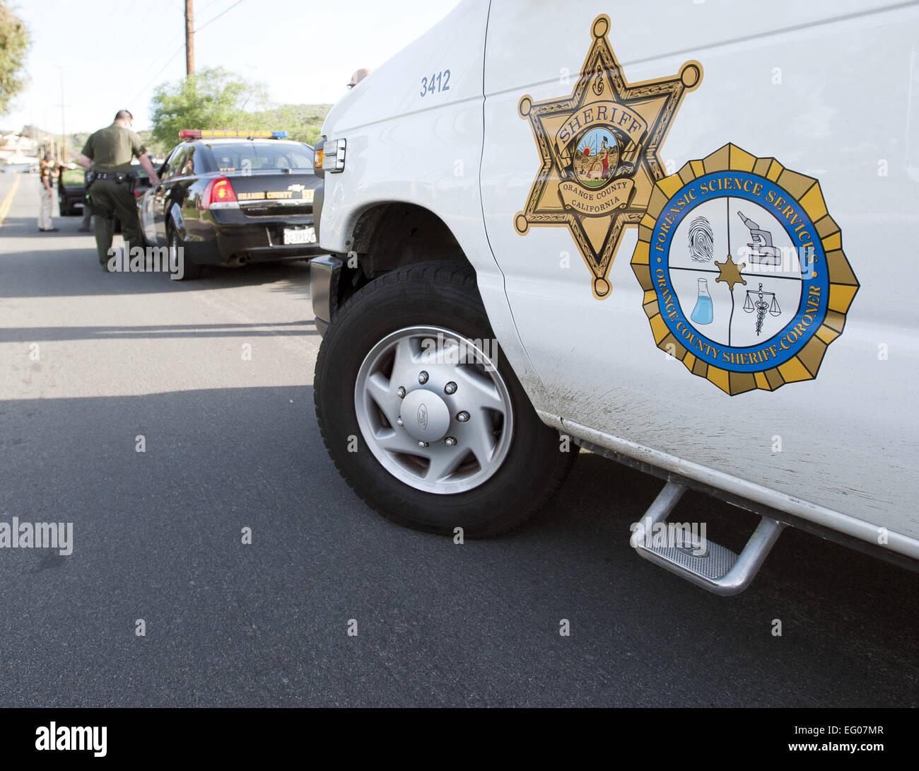 Crime scene investigation van hi-res stock photography and images - Alamy