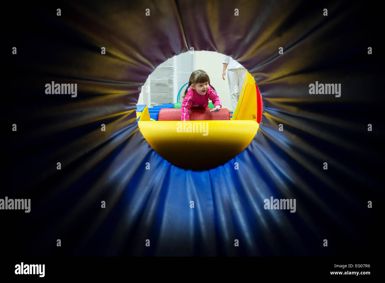 Orphans play in physiotherapy room, Orphanage 'Zhytomyr regional ...