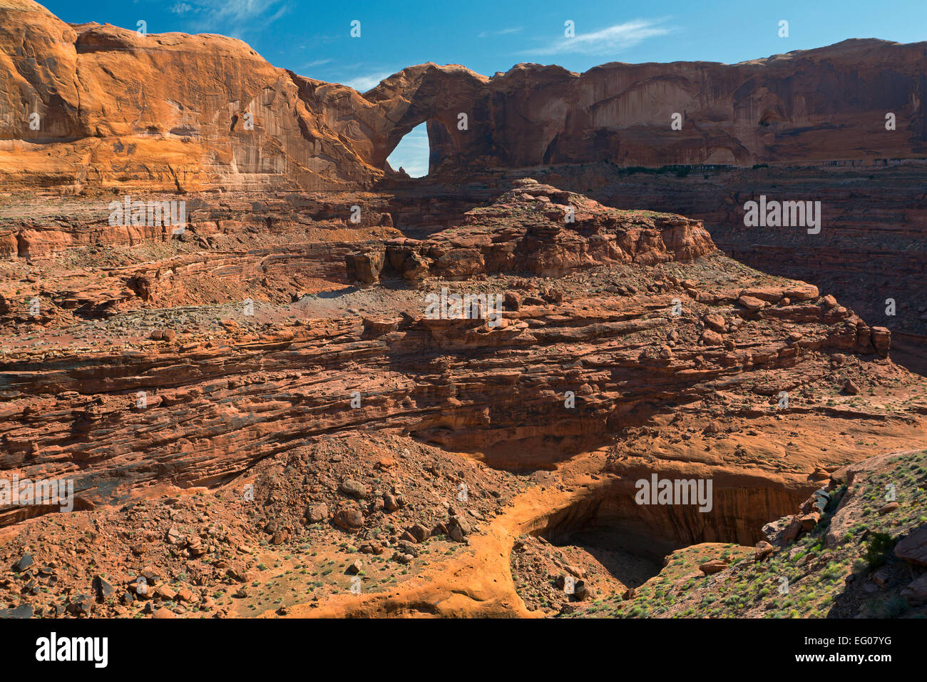 Stevens Arch along the Escalante River, part of the Glen Canyon ...